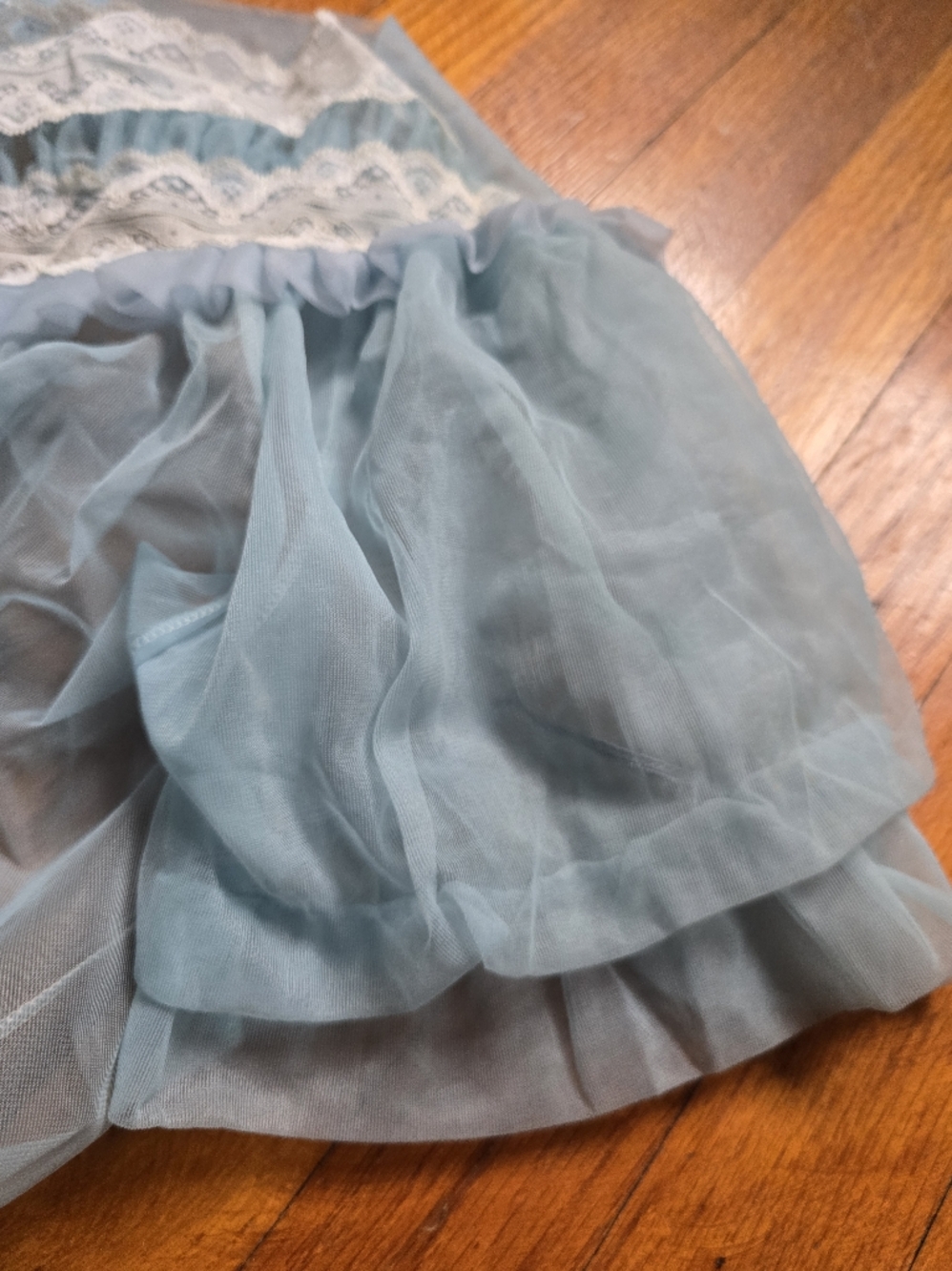 Intimates & Sleepwear | Vintage 5s Peignoir Robe Sheer Baby Doll Robe ...